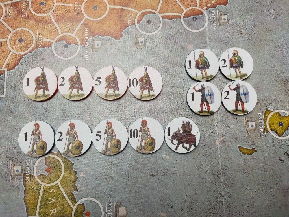 Hannibal & Hamilcar Army Tokens Upgrade - Etsy