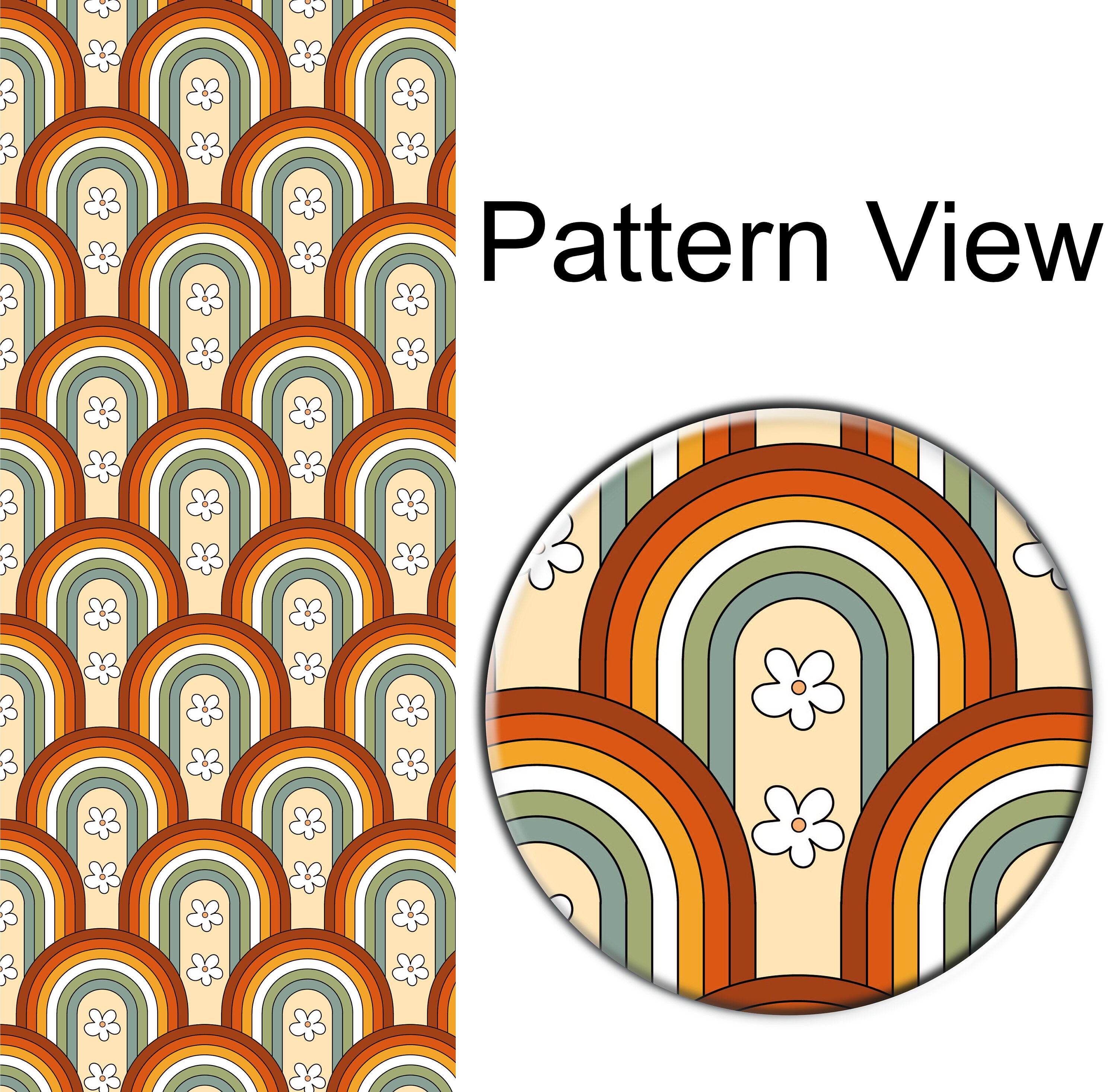 MID Century MODERN SHADES 70's Retro Roller Blinds - Etsy UK
