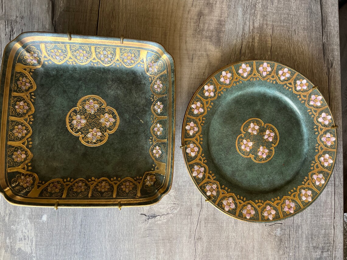 Vintage Toyo Japan Decorative Plates - Etsy