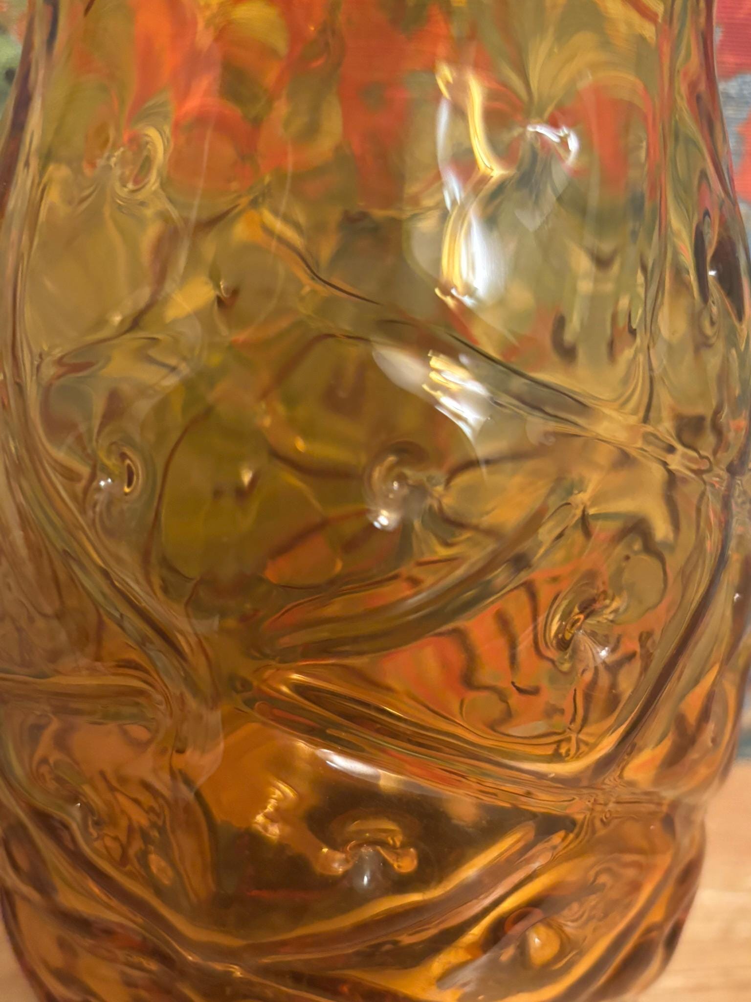 Blenko Pineapple Shaped Vase - Etsy