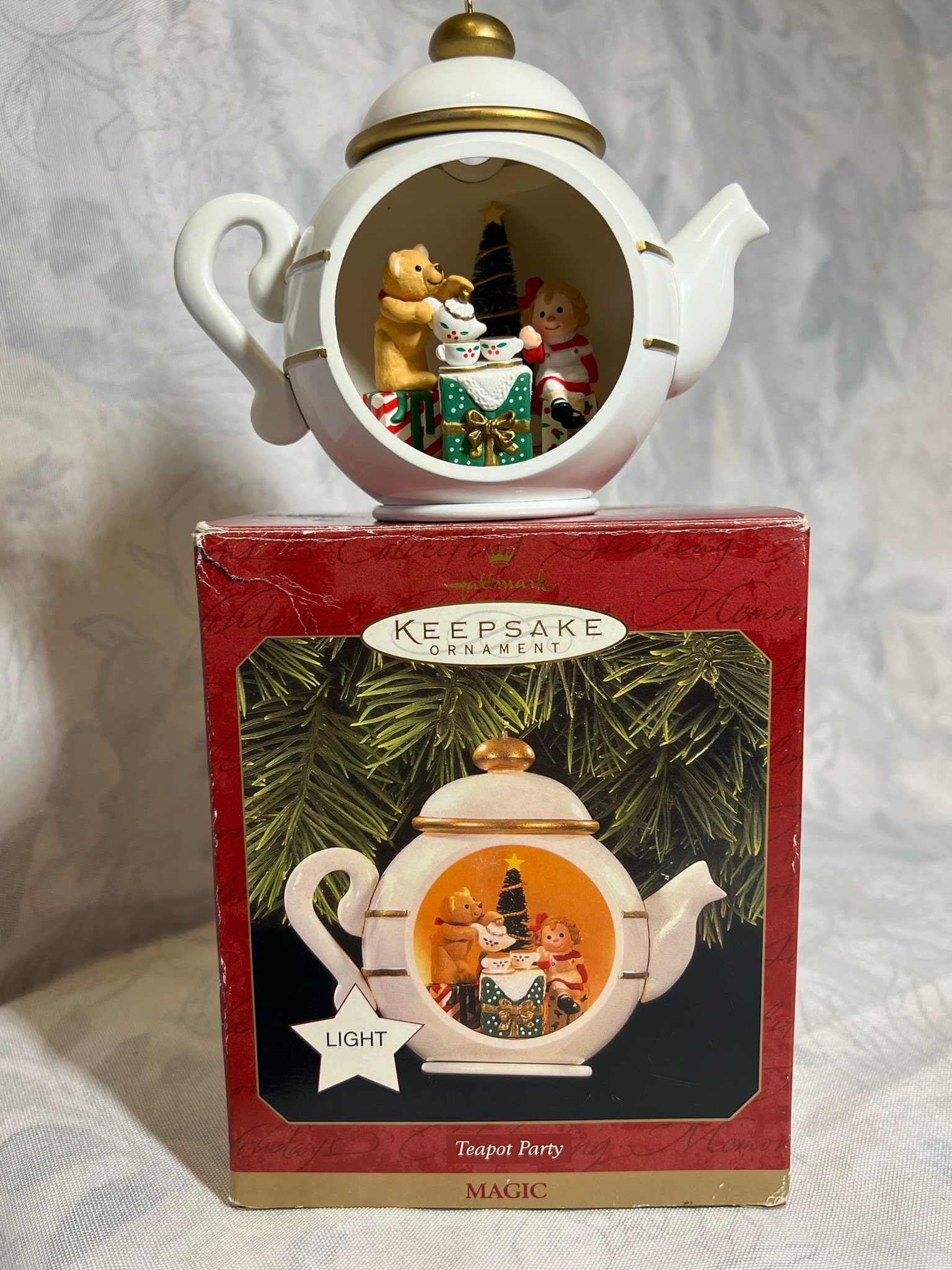Teapot Party Hallmark Light Ornament - Etsy