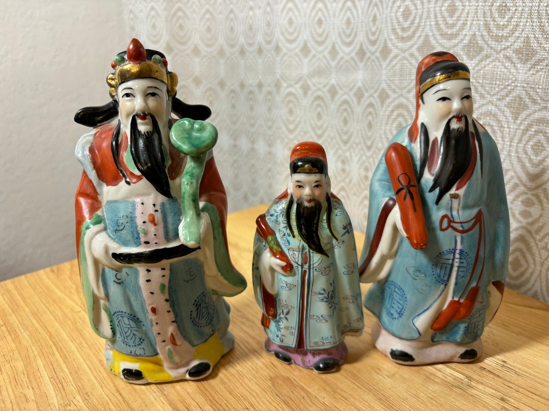 Set of Vintage Porcelain Figures - Etsy