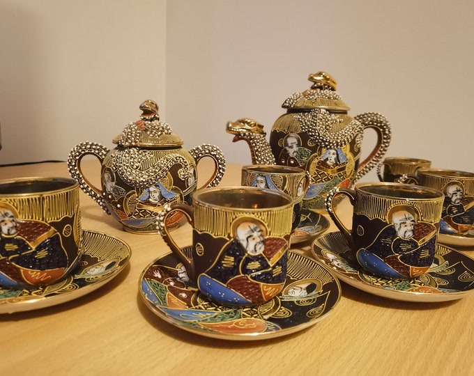 Japanese Samarai Tea Set - Etsy