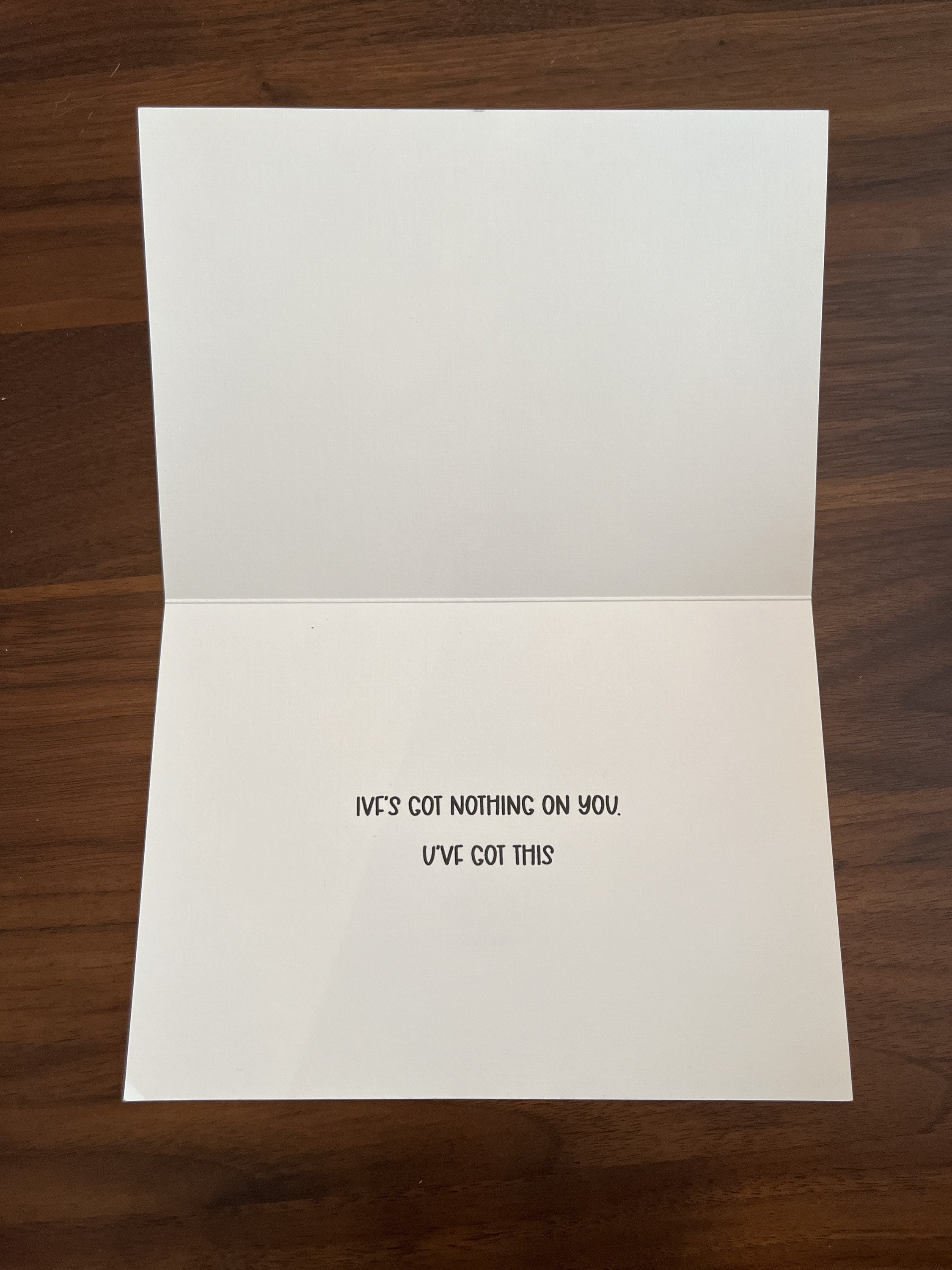 Ova Achiever IVF Support Card IVF Egg Freezing - Etsy Australia