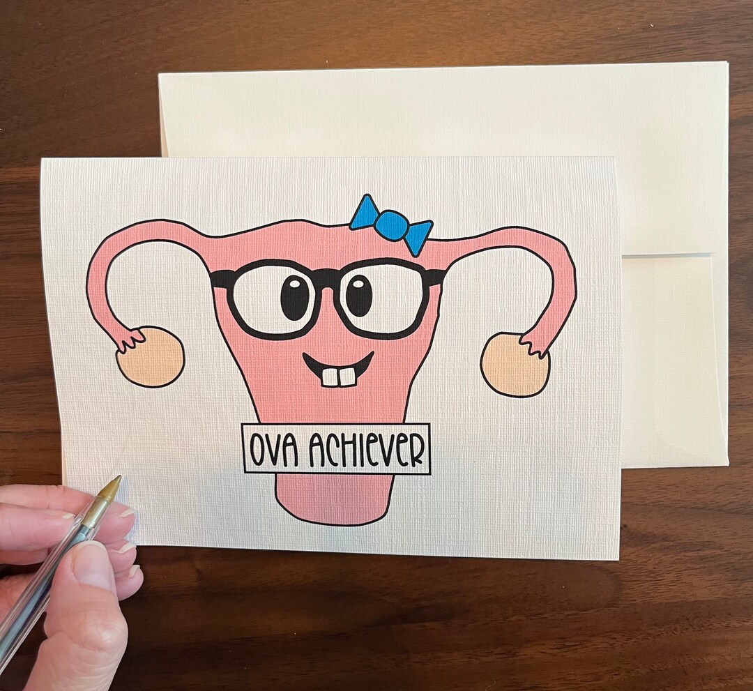 Ova Achiever IVF Support Card IVF Egg Freezing Infertility Support - Etsy