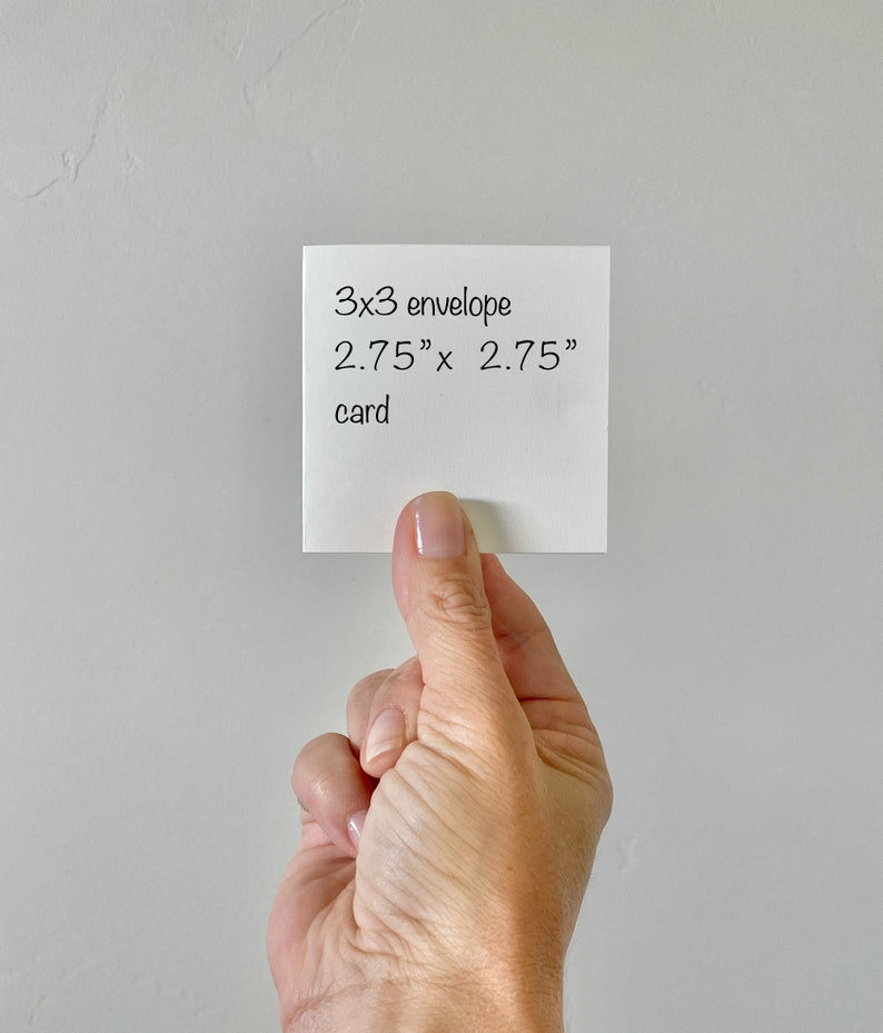 Thank You Cards 3x3 Create Your Own Set of 10 - Etsy