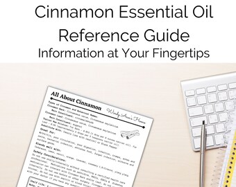 Essential Oils Quick Reference Chart (Instant Download) - Etsy