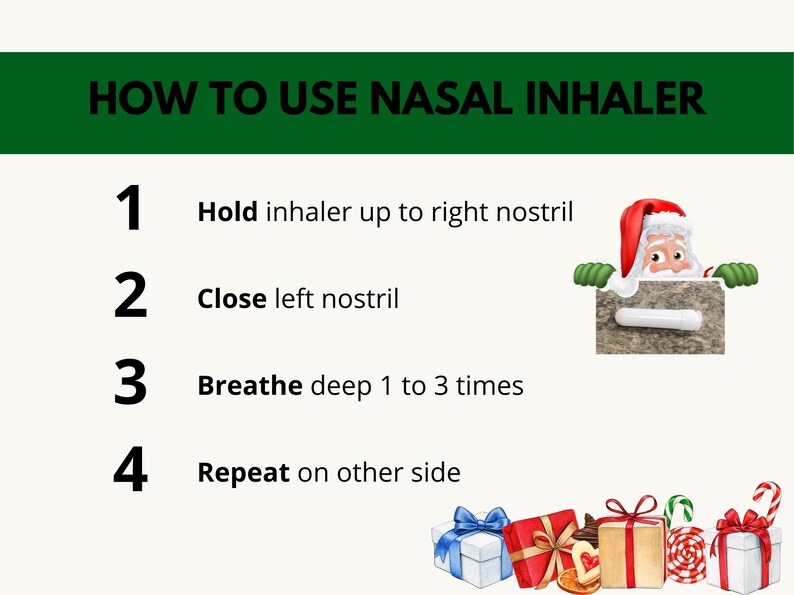 Aromatherapy Nasal Inhaler Spiced Vanilla: Portable Mood Support - Etsy