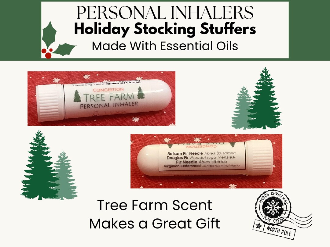 Tree Farm Scent Holiday Personal Inhalers Made to Order With Essential ...