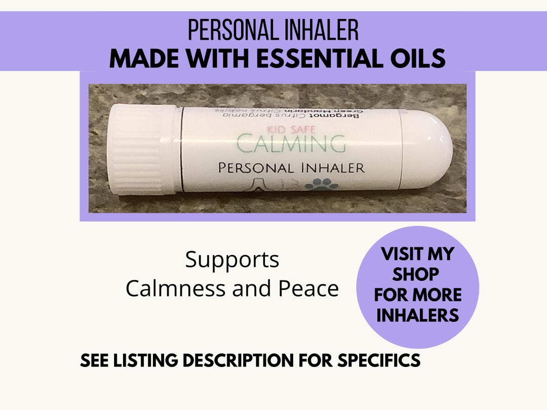 Calming Personal Nasal Inhalers Made to Order With Essential Oils ...