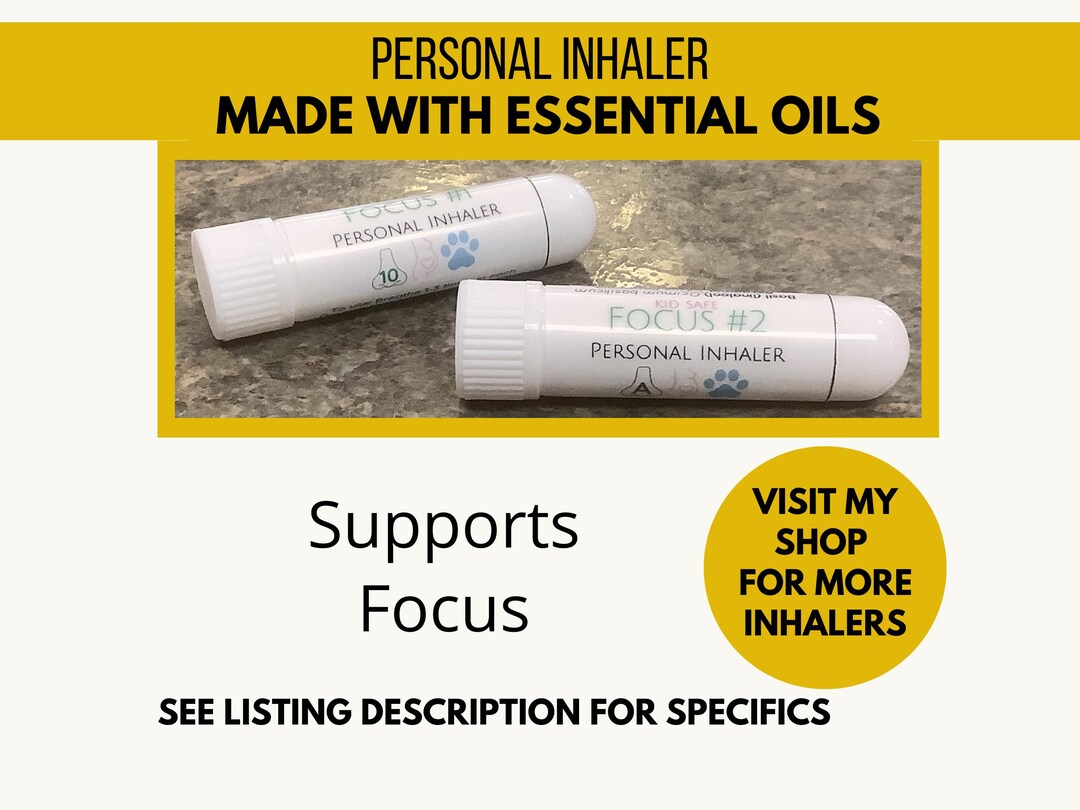 Focus Help Nasal Inhaler Aromatherapy for Focus Essential Oil Aroma ...