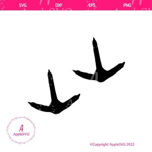 Turkey Tracks two Foot Prints SVG - Etsy