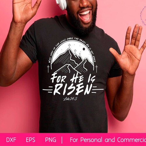 He is Not Here He Has Risen Svg Religious Easter SVG - Etsy