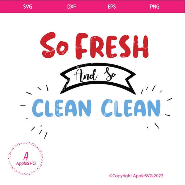 So Fresh and so Clean Clean - Etsy