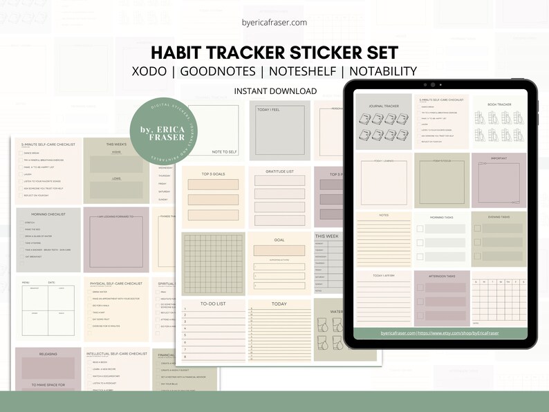Tracker Stickers, Habit Tracker Stickers, Mood Tracker Stickers ...
