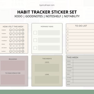 Tracker Stickers, Habit Tracker Stickers, Mood Tracker Stickers ...