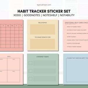 Tracker Stickers, Habit Tracker Stickers, Mood Tracker Stickers ...