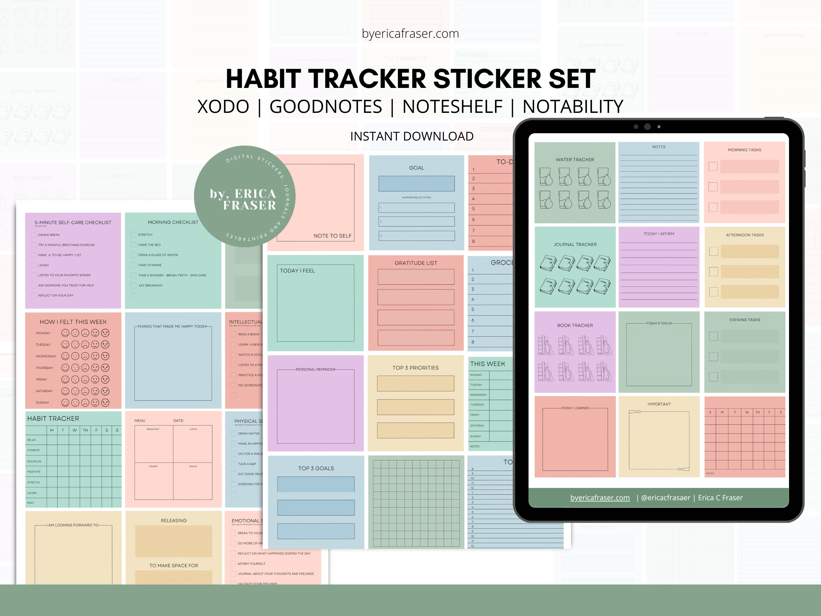 Tracker Stickers, Habit Tracker Stickers, Mood Tracker Stickers ...