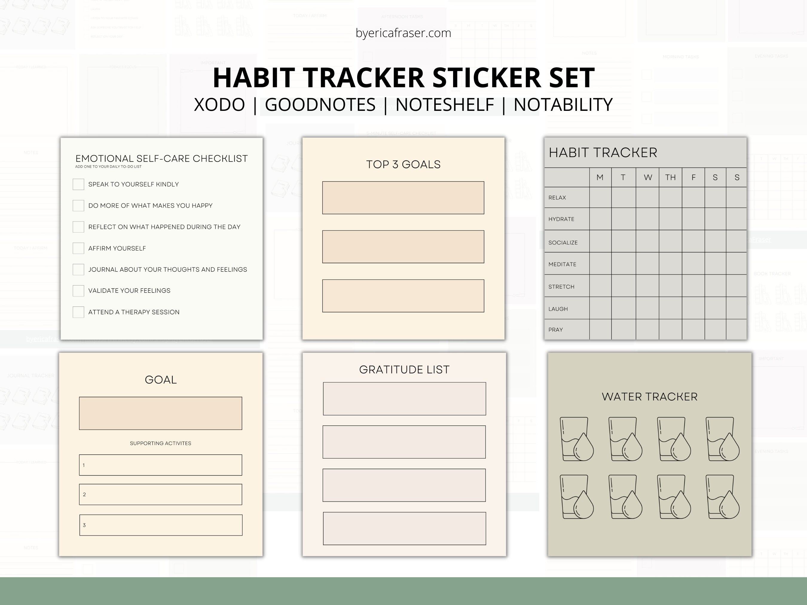 Tracker Stickers, Habit Tracker Stickers, Mood Tracker Stickers ...