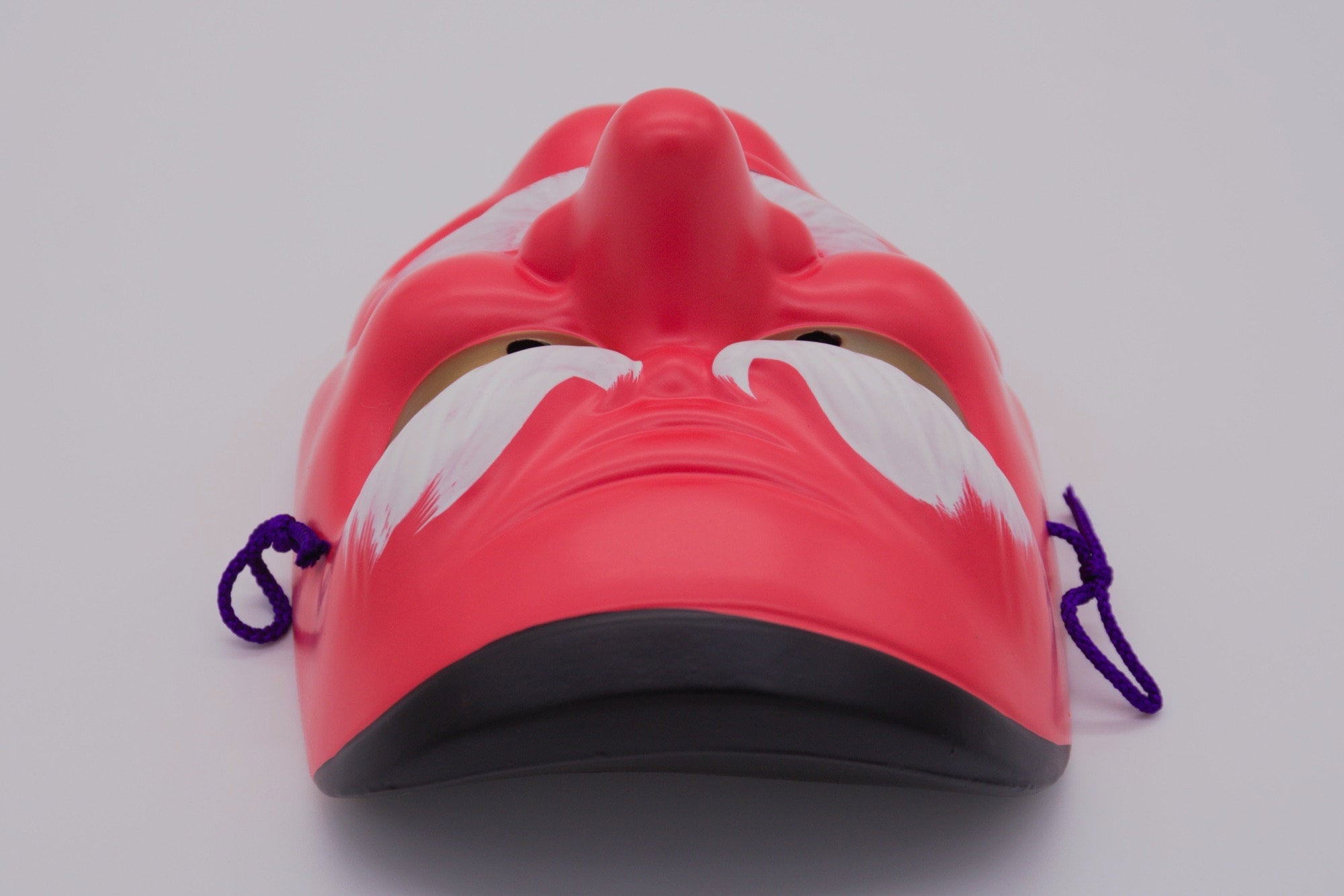 TENGU Japanese Mask Omen Yokai Kami God Demon Noh Red Gold Sculpture ...