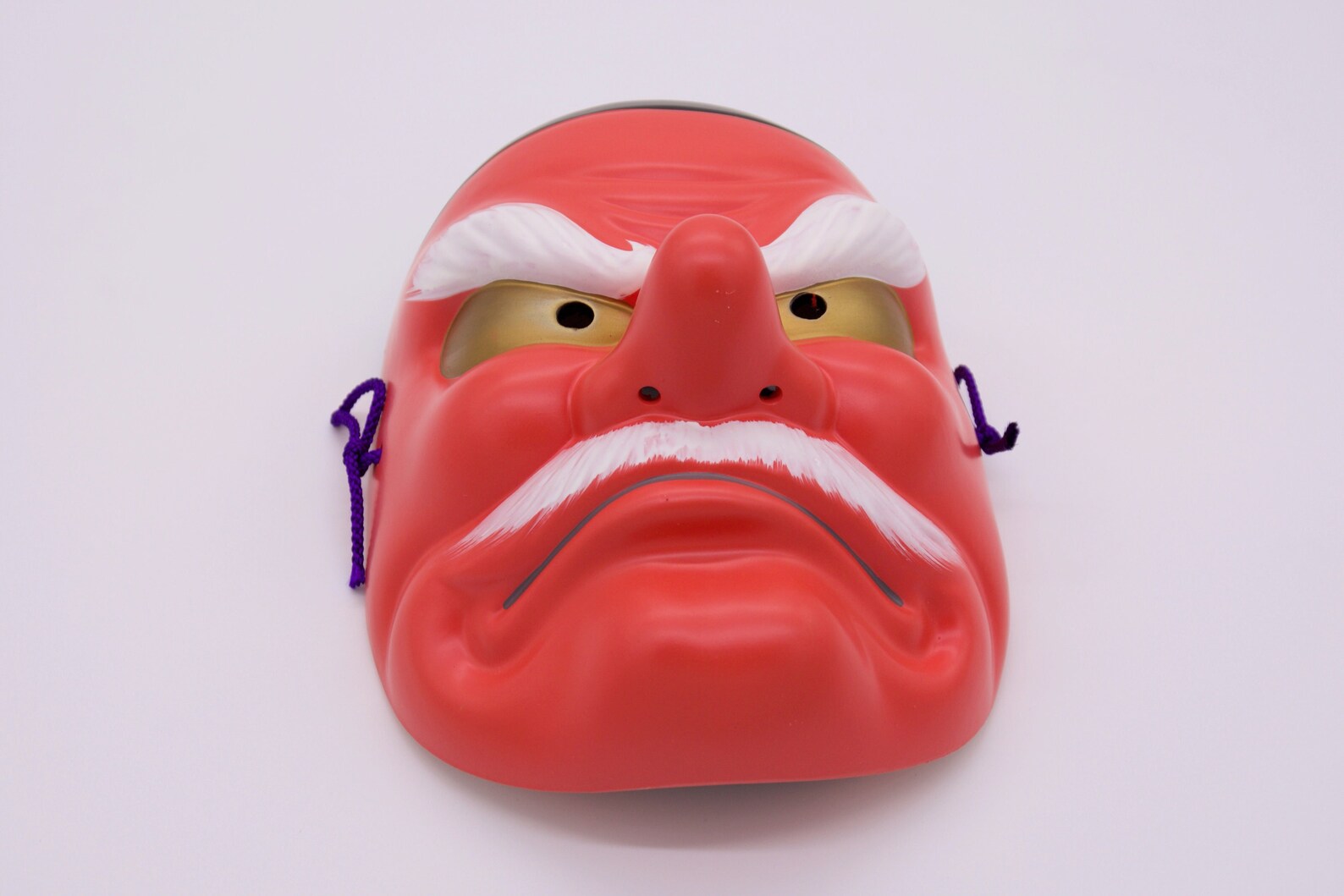 TENGU Japanese Mask Omen Yokai Kami God Demon Noh Red Gold - Etsy