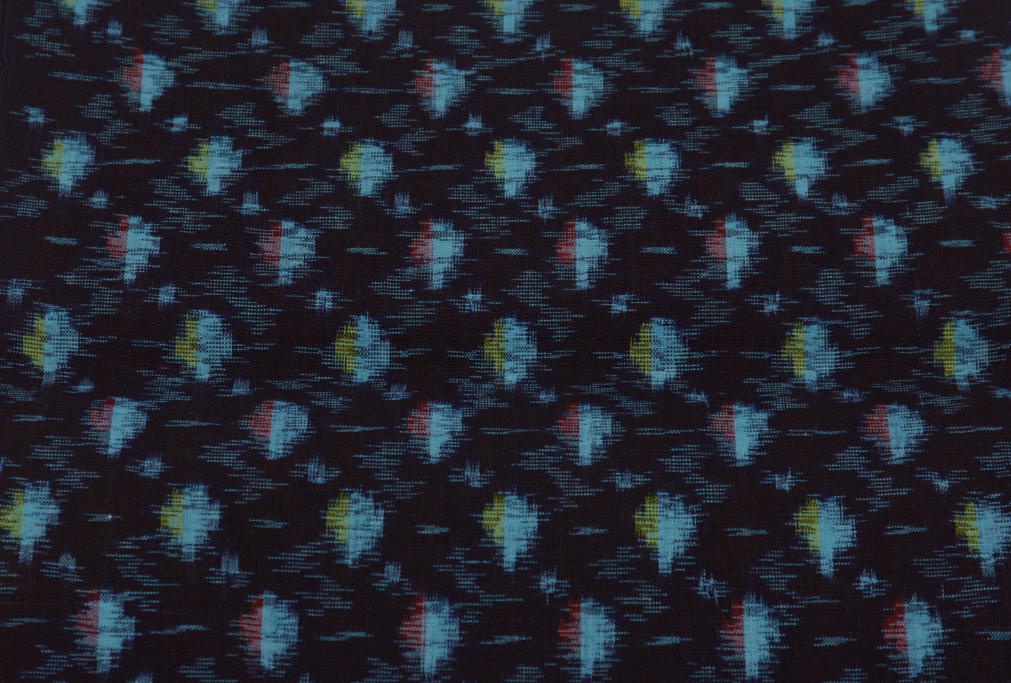 BINGO KASURI Japanese Fabric Indigo Blue Cotton Aizome Wood Ikat Mingei ...