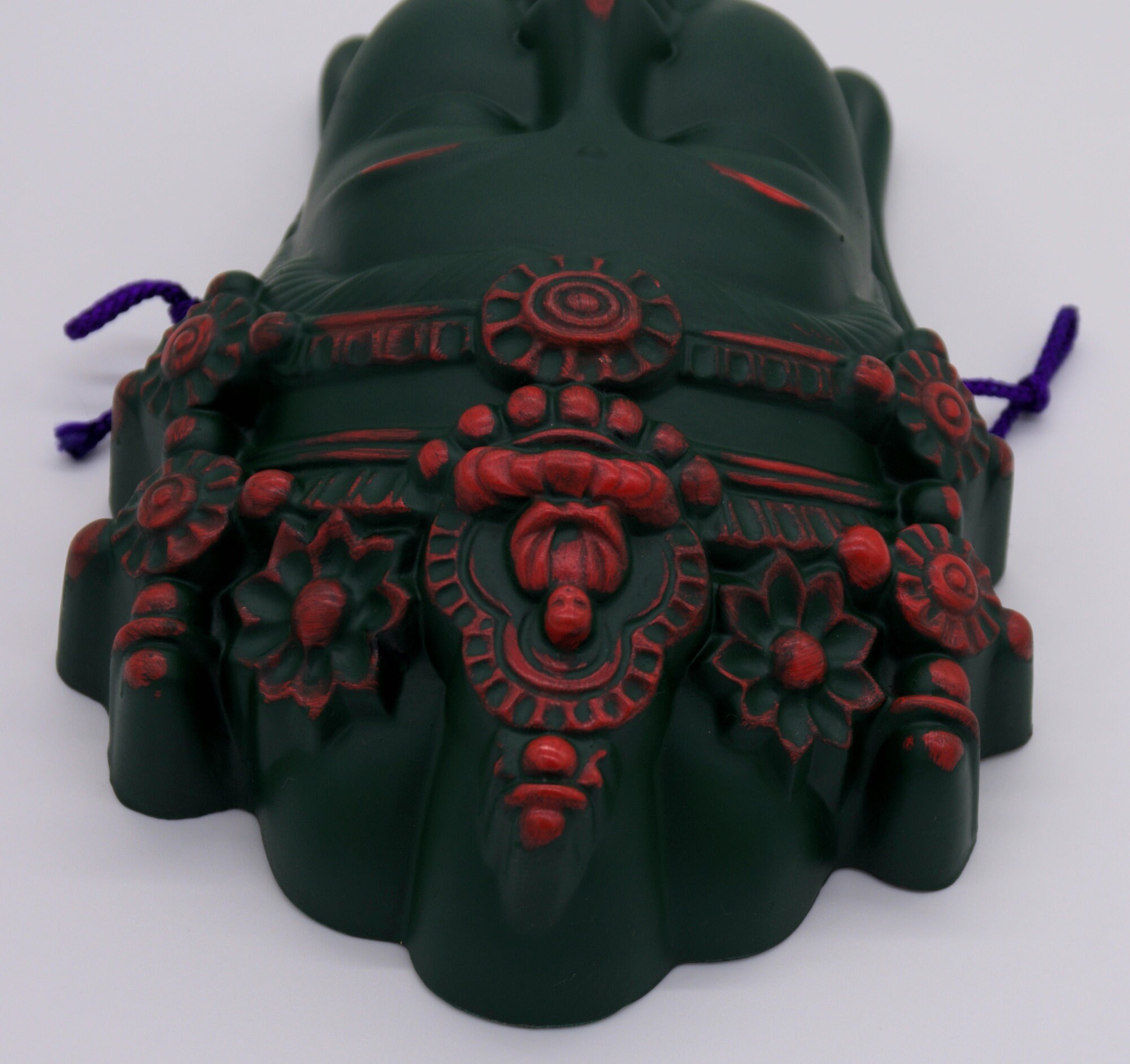 BENZAITEN Japanese Mask Omen Goddess Kami Saraswati Female Wealth Good ...