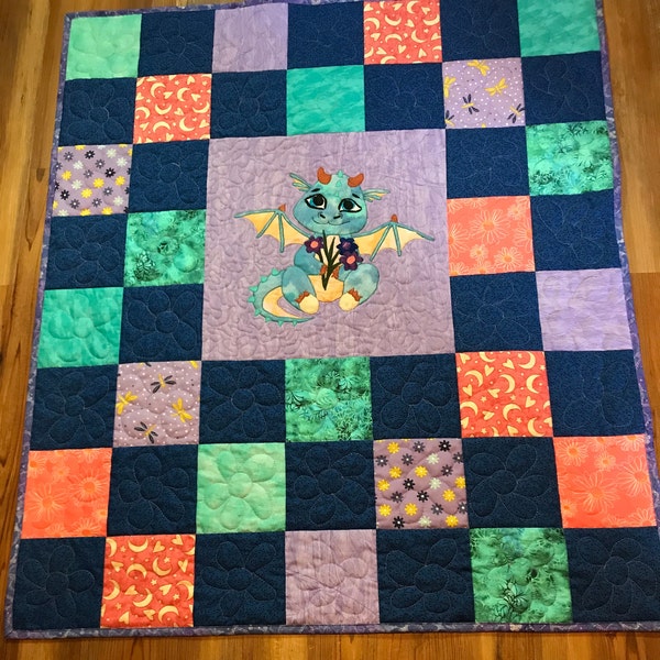Dragon Baby Quilt - Etsy