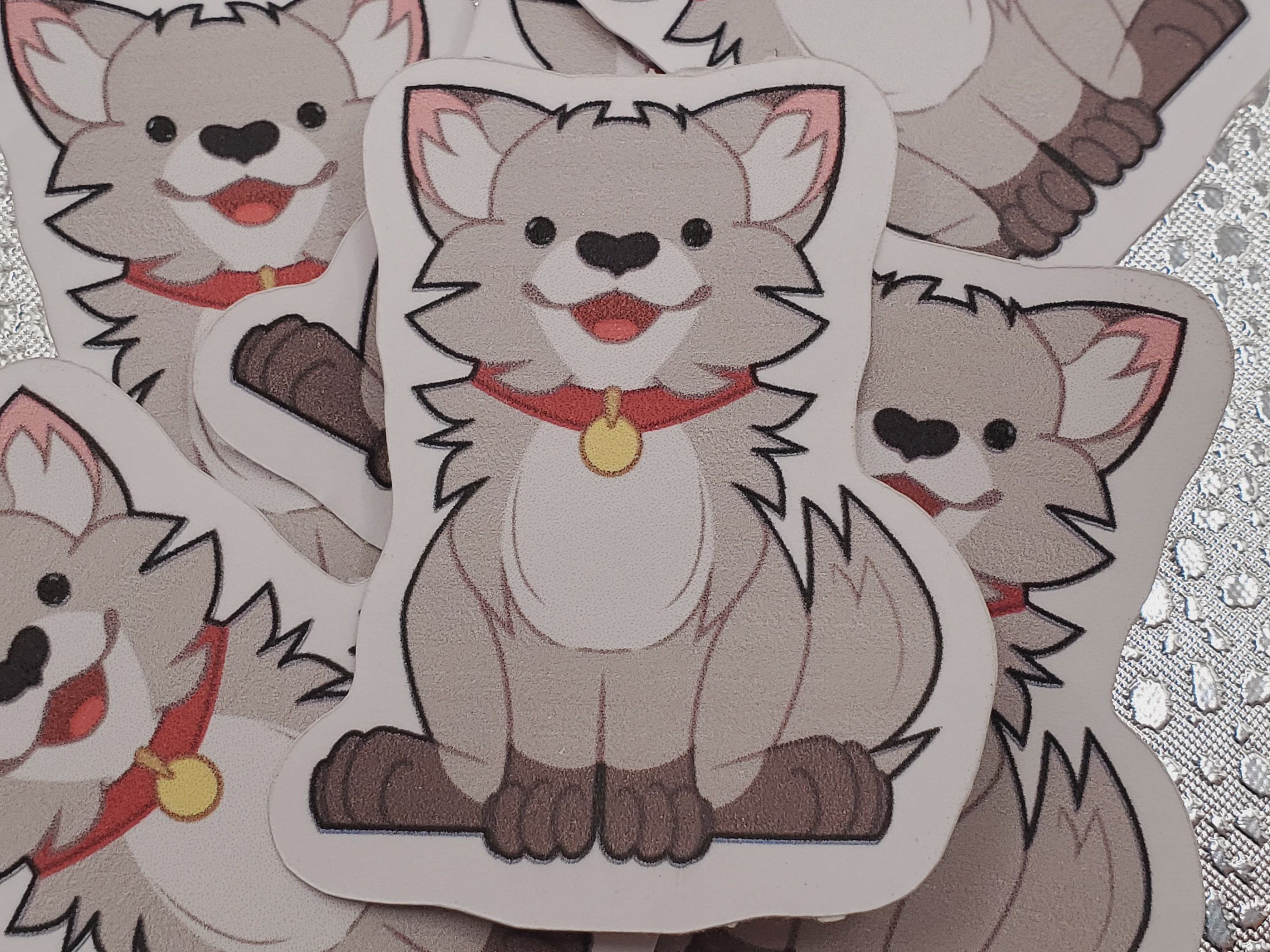 Chibi Minecraft Wolf