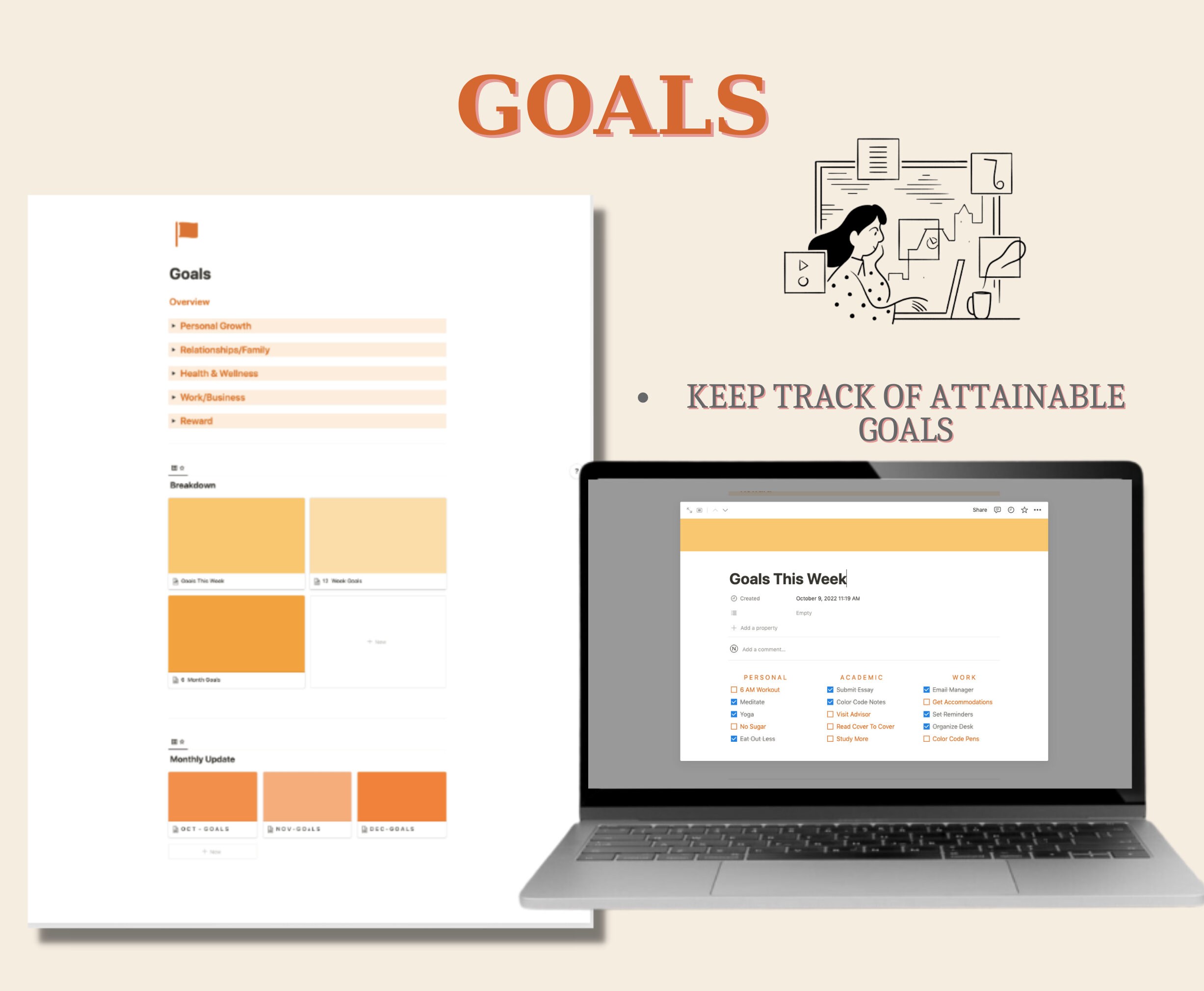 Second Brain Notion Template, Beginner and Neurodivergent Friendly ...