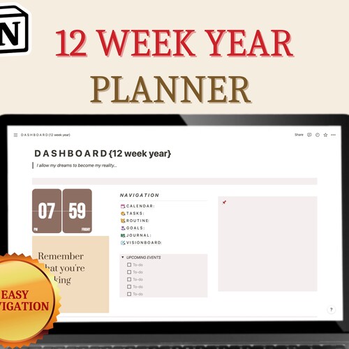Notion 12 Week Year Template