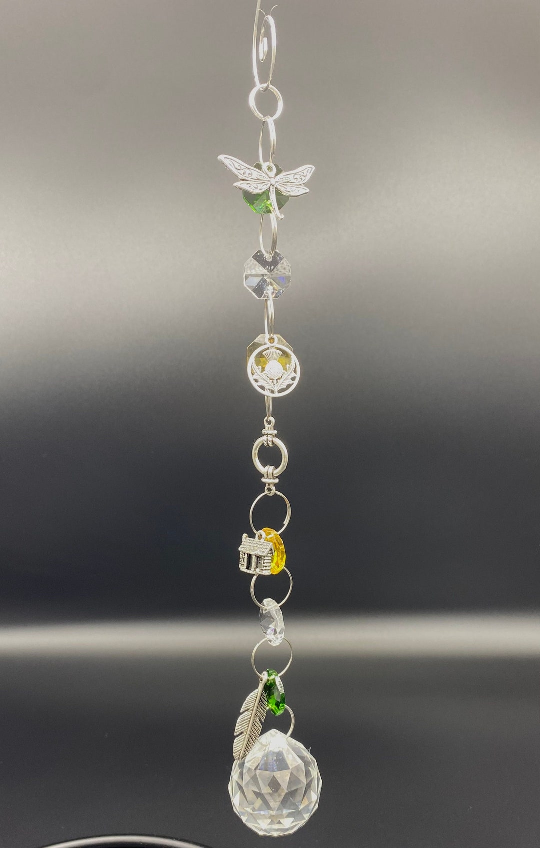 Outlander Inspired Crystal Rainbow Prism Sun Catcher, Suncatcher - Etsy