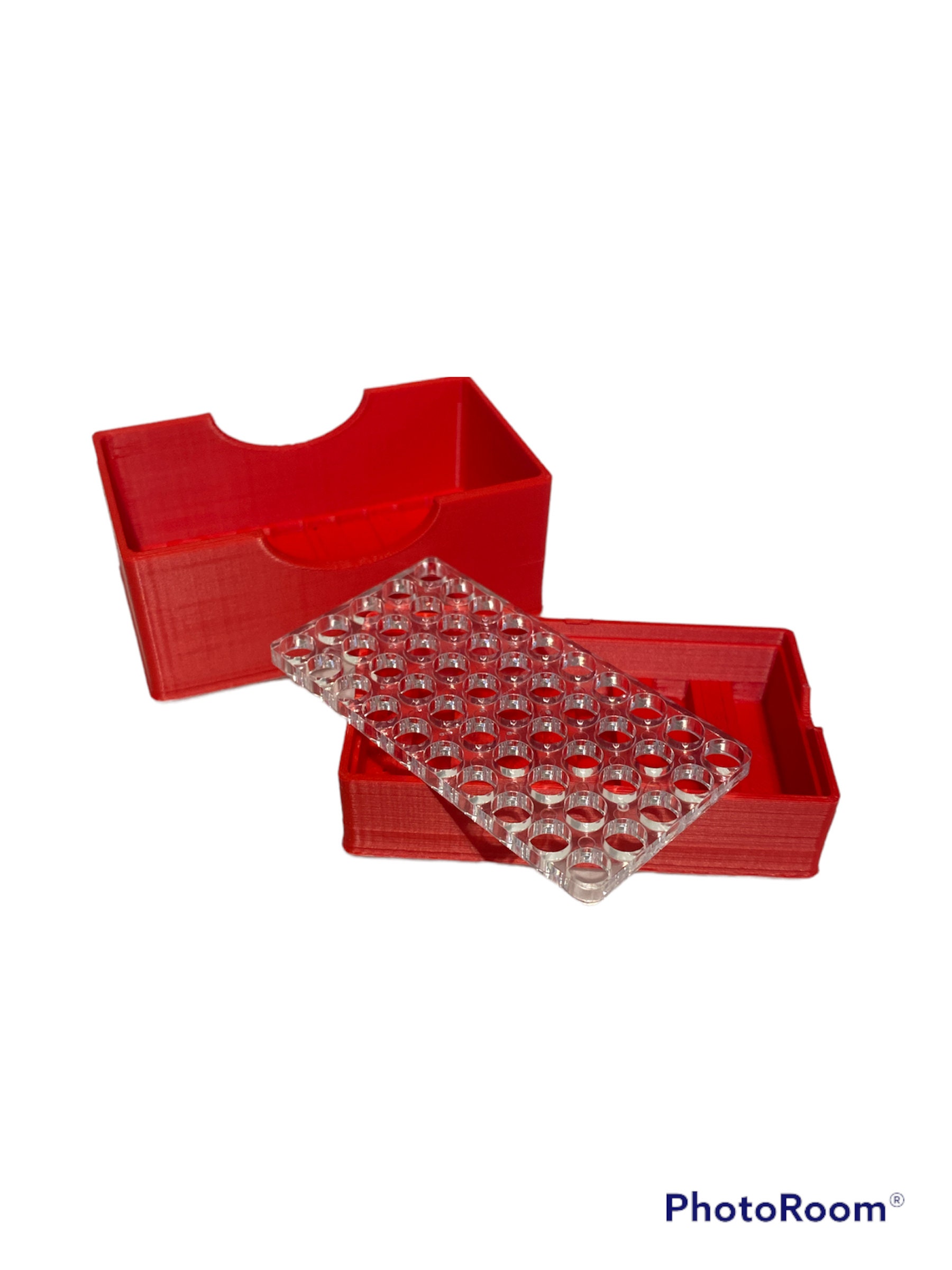 Stepped Bullet Box 50 Round .22 LR .22 RF Ammo Case for Blazer .22 or ...