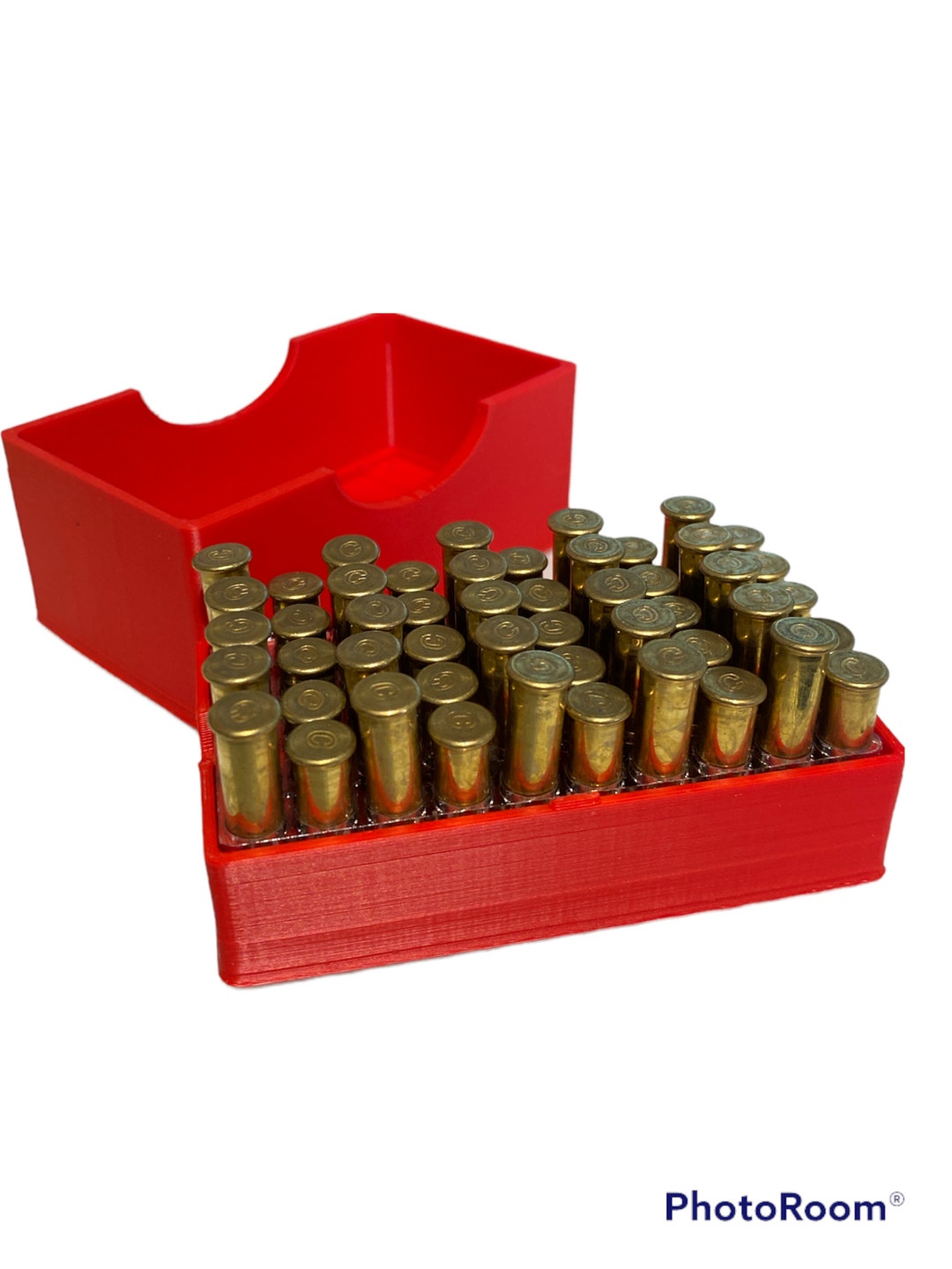 Stepped Bullet Box 50 Round .22 LR .22 RF Ammo Case for Blazer .22 or ...