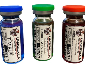 Resident Evil Virus Vials - Etsy UK