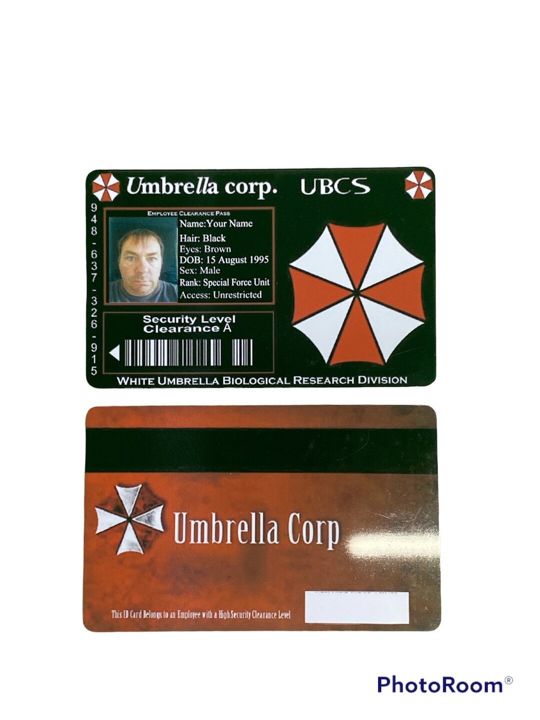 Custom Resident Evil Umbrella Corp I.D. Card - Etsy