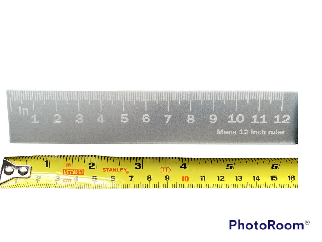 Men's Novelty 12 Inch Aluminium Ruler: Funny Gift - Etsy
