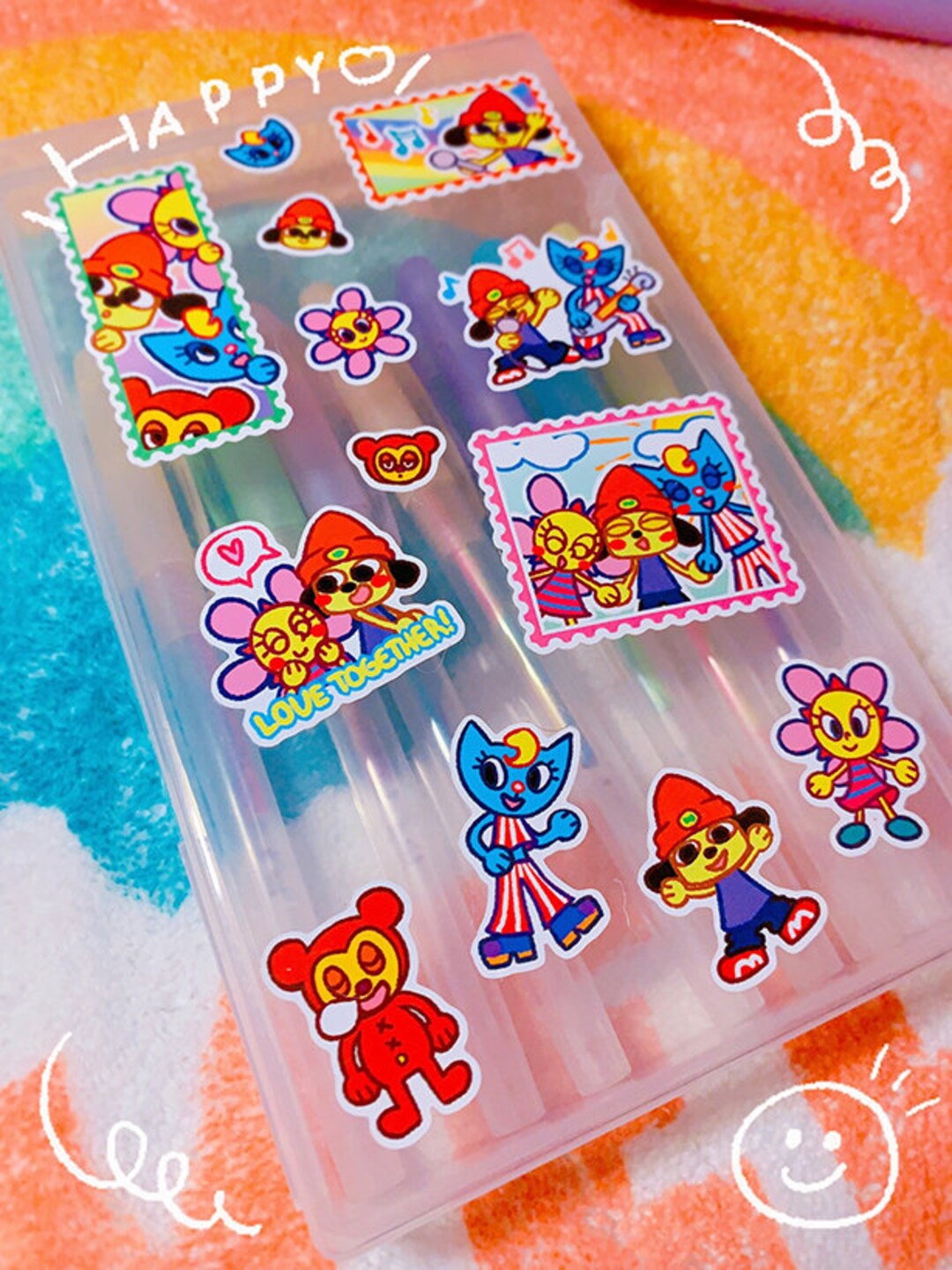 DJ Dog & Friends Sticker Sheet - Etsy