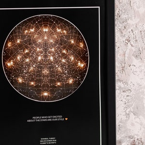 Personalized Star Map-custom Star Map-night Light Star Map-handmade ...