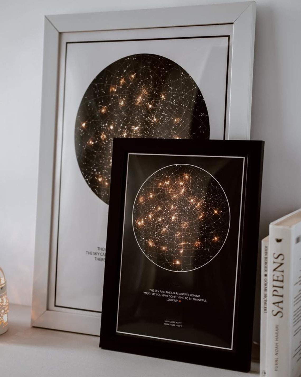 Personalized Star Map-custom Star Map-night Light Star Map-handmade ...