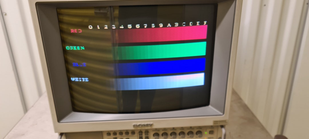 Sony Trinitron PVM-14M2MDE Video Colour Monitor - Etsy