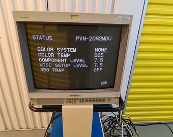 Sony PVM 20L5 Retro Gaming CRT RGB Video Monitor - Etsy