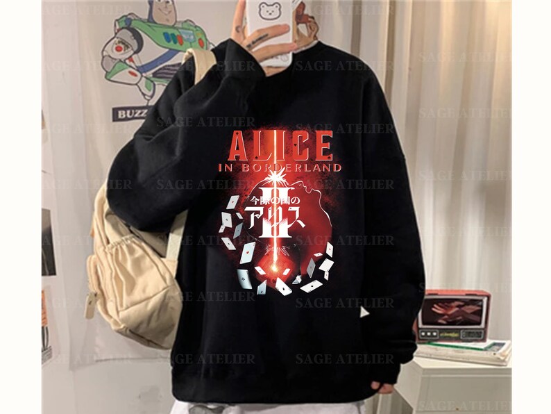 Alice in Borderland Sweatshirt Japanische Survival Manga Serie Arisu ...