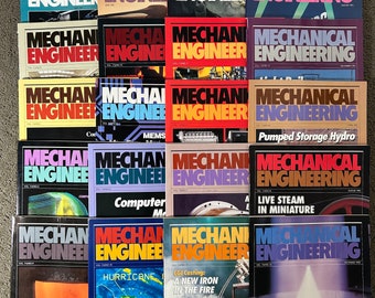 Mechanical Engineering Magazine Complete 1995 Edition Vintage ...