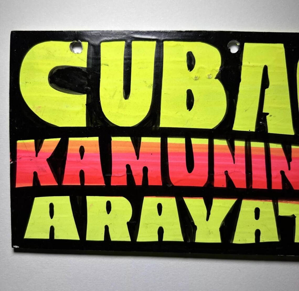 Philippine Jeepney & Bus Sign - Cubao Kamuning SSS Fairview FEU Approx ...