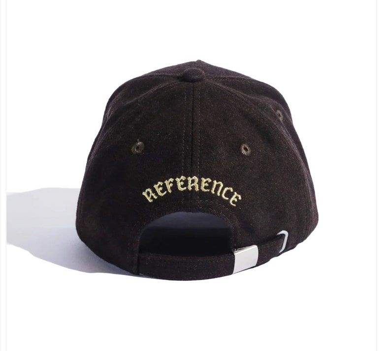 REFERENCE Brown Wool Cap, Star Embroidery, Adjustable Strapback - Etsy