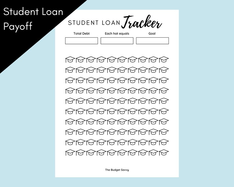 Debt Tracker Printable | Debt Payoff Tracker | Budget Printable | Debt ...