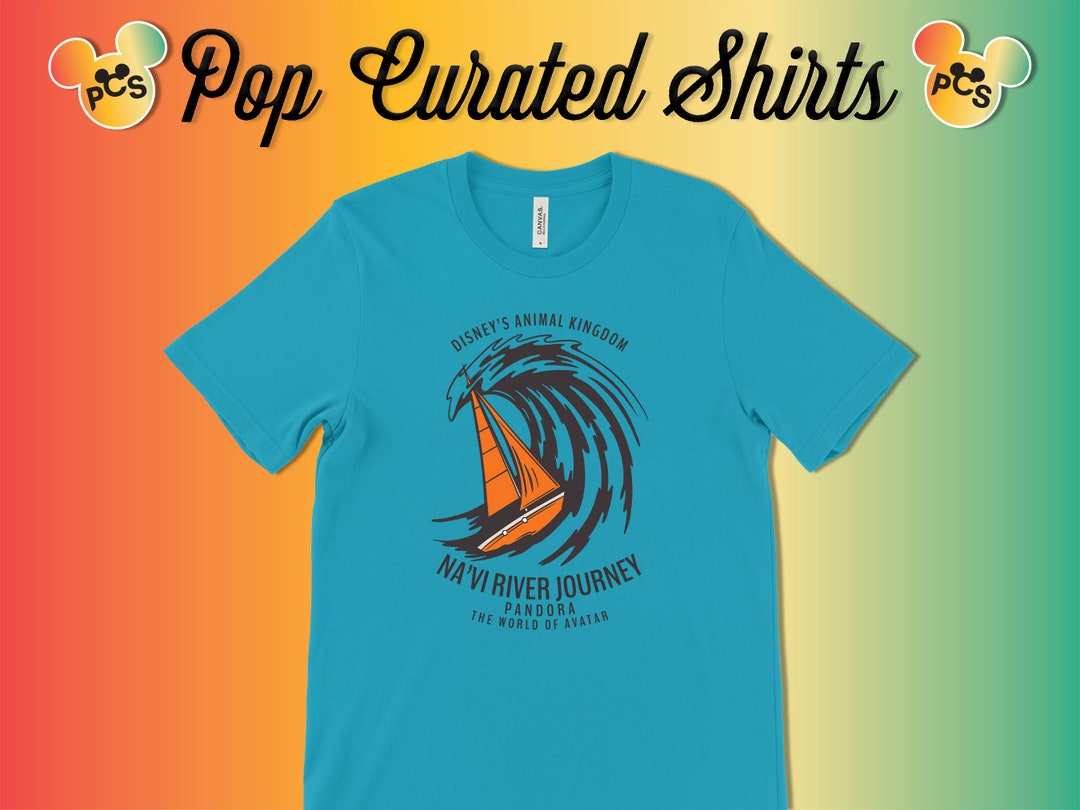 Navi River Cruise Avatar Ride Attraction Pandora Custom T-shirt Pop ...