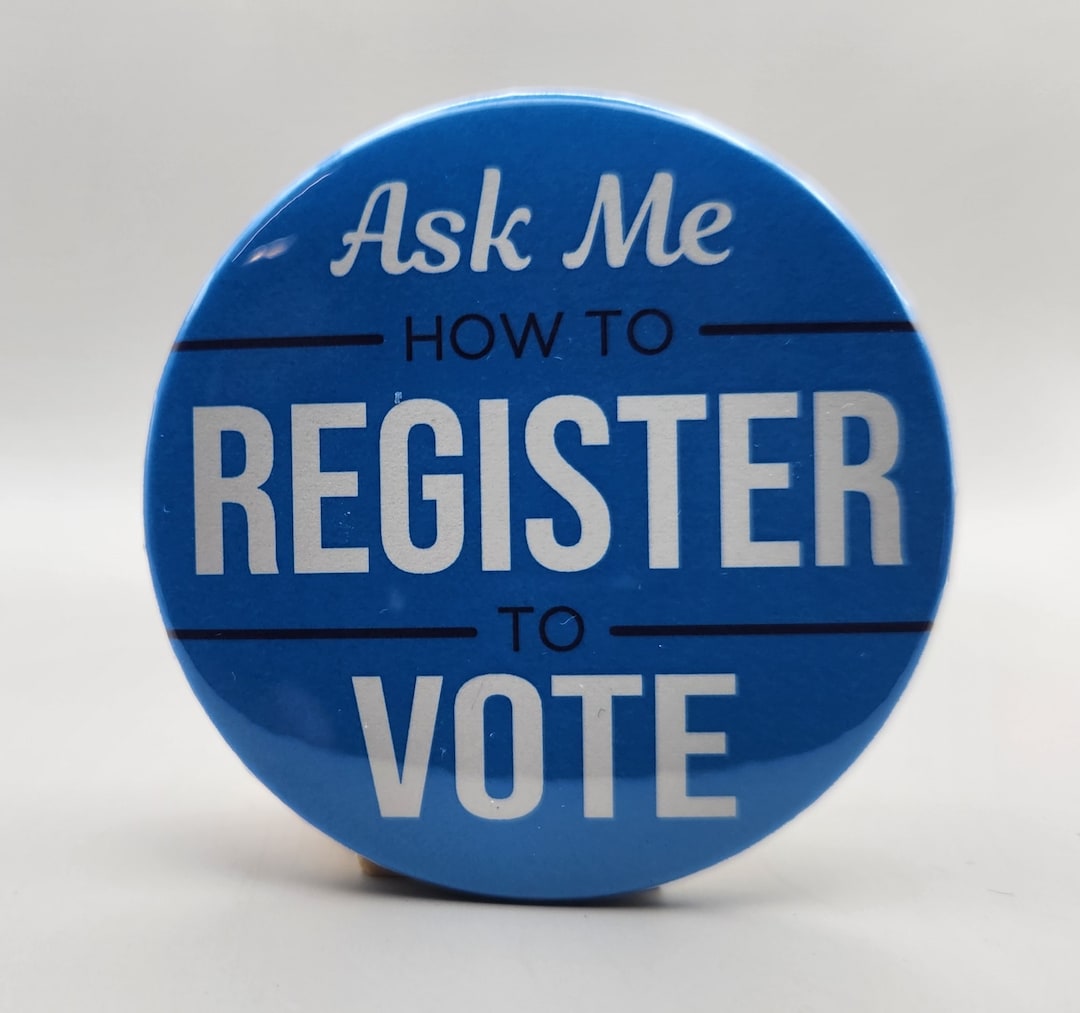 Ask Me How to Register to Vote - Etsy