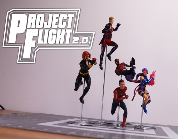 Project Flight 2.0 Wire Figure Stands Etsy